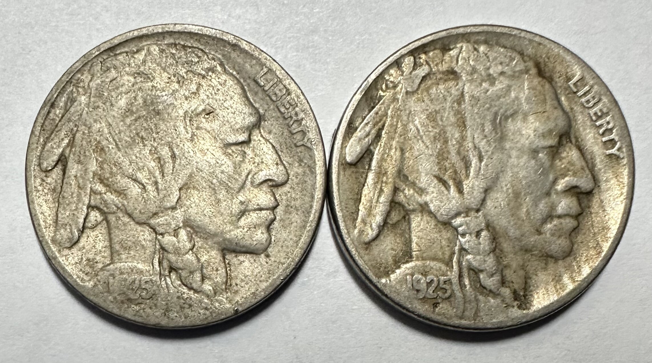 1925 and 1925-S U.S. Indian Head Buffalo Nickels | Property Room