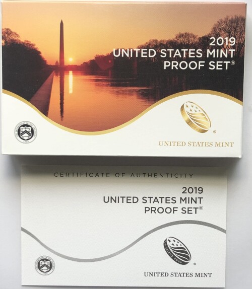 *2019-S United States Mint Proof Set - 10 Coins with Original Mint ...