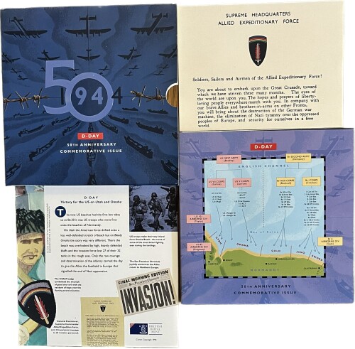 * 1994 Great Britain D-Day 50th Anniversary Commemorative Issue ...