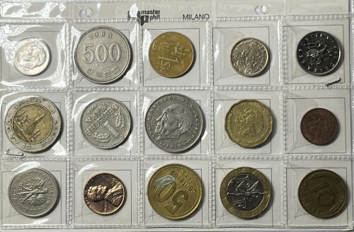 * 15 Coins - World & U.S. in Plastic Holder - Great Variety! | Property ...