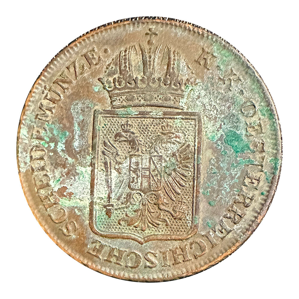 >1848-A Austria 2 Kreuzer Coin | Property Room