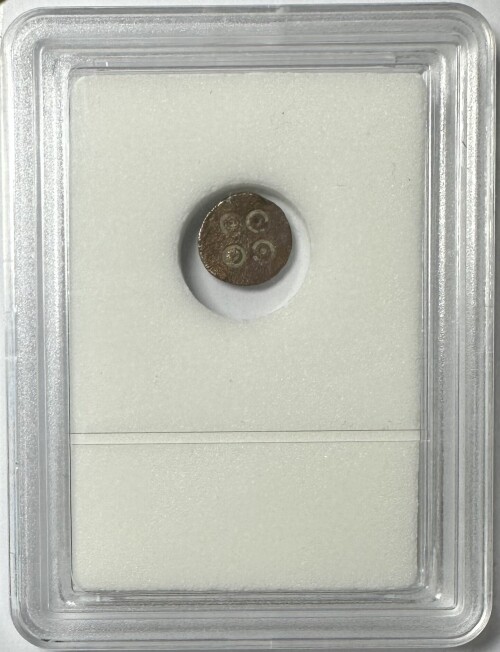 - 50 BC - 400 AD Roman Widow's Mite Sized Bronze Coin in Plastic Case ...