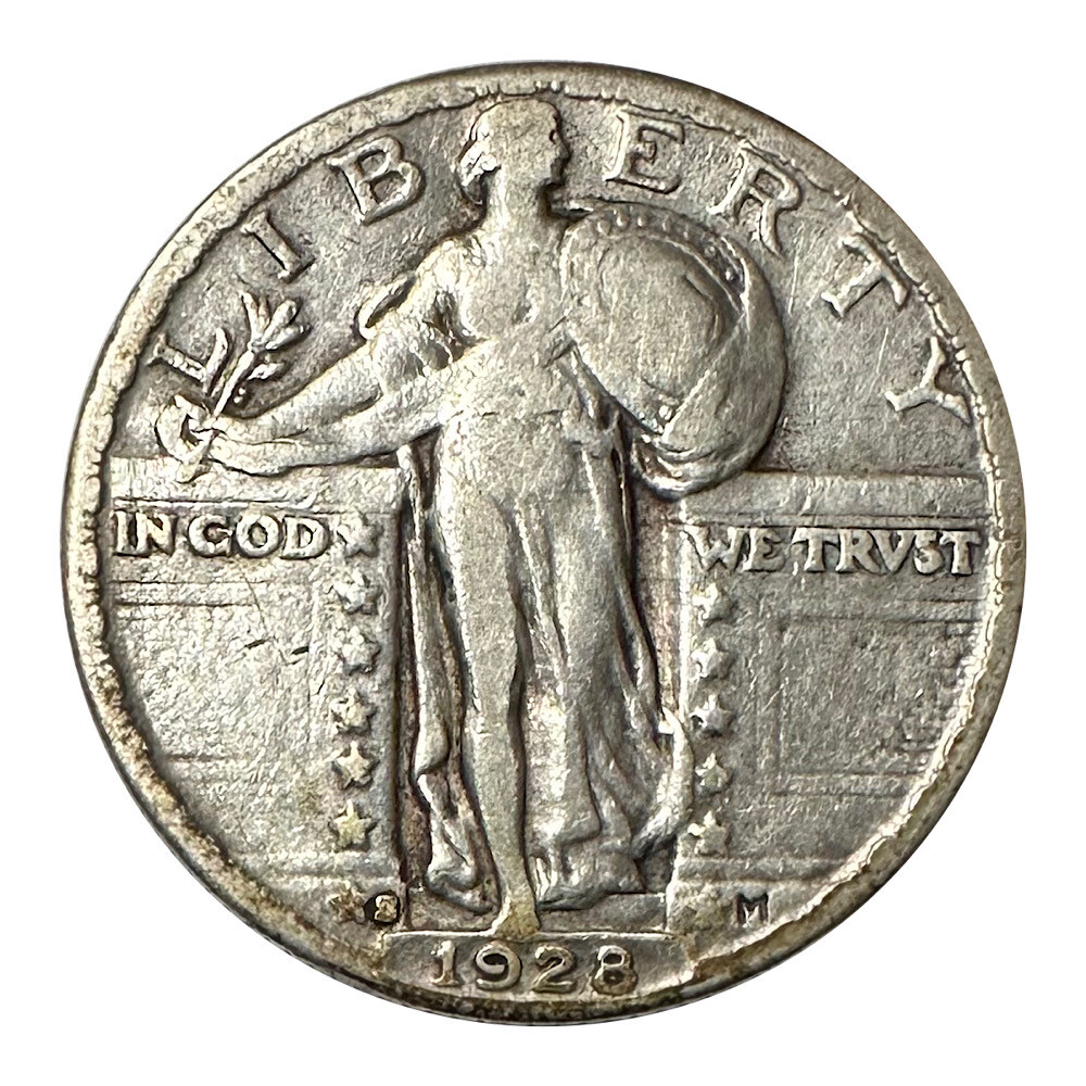 1928-S U.S. Silver Standing Liberty Quarter | Property Room