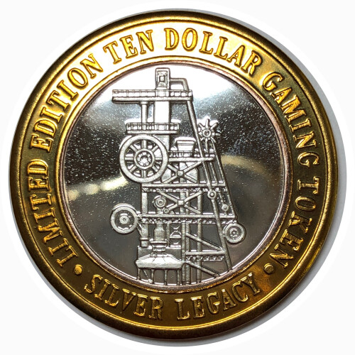 Silver Strike! Collector's Series $10 Silver Gaming Token -Silver ...