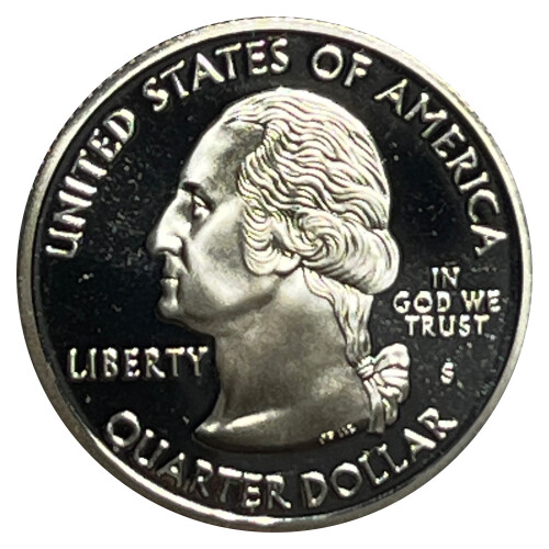 * 2002-S U.S. Silver Proof State Quarter Honoring Indiana - Crossroads ...