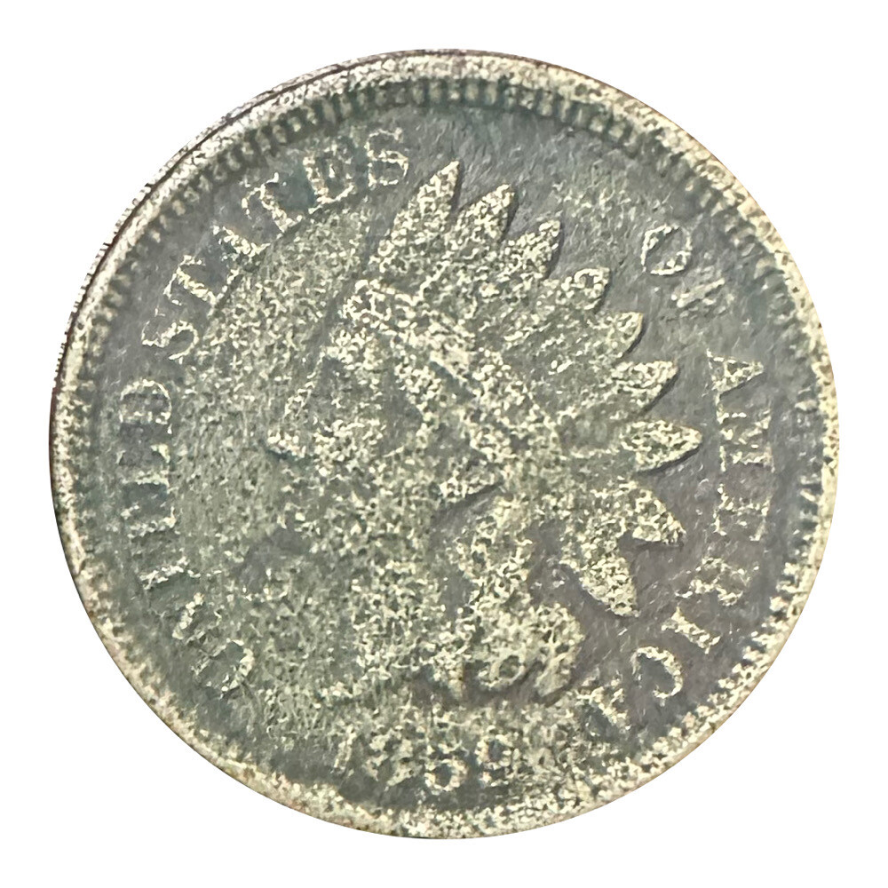 >1859 U.S. Indian Head One Cent - Type 1 No Shield - First and Only ...
