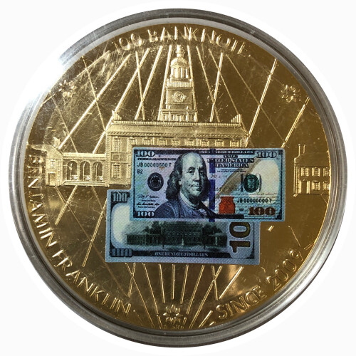# American Mint $100 Ben Franklin Banknotes Of The USA Commemorative ...