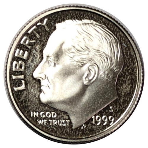 #1999-S U.S. Proof Roosevelt Dime - Loads of Luster | Property Room
