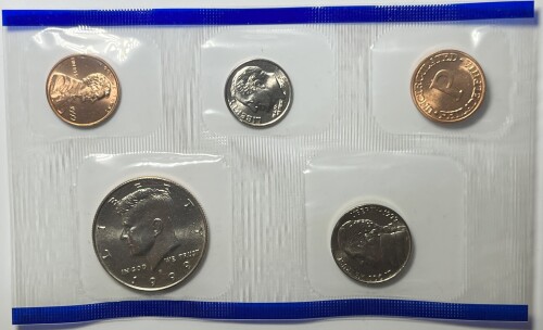 * 1999-P U.S. Mint Uncirculated Coin Set in Cello - 4 Coins & Mint ...