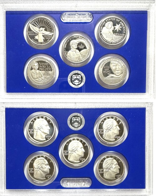 - 2022-S U.S. Mint American Women Quarters Proof Set - "First Year of ...