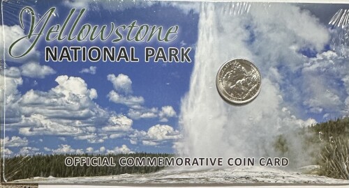 - 2010-D U.S. Quarter Dollar - Yellowstone National Park Est. 1972 on ...