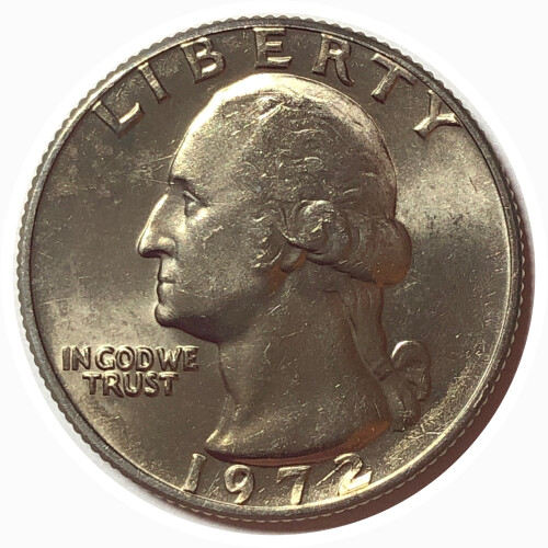 1972 U.S. Washington Quarter - Uncirculated | Property Room