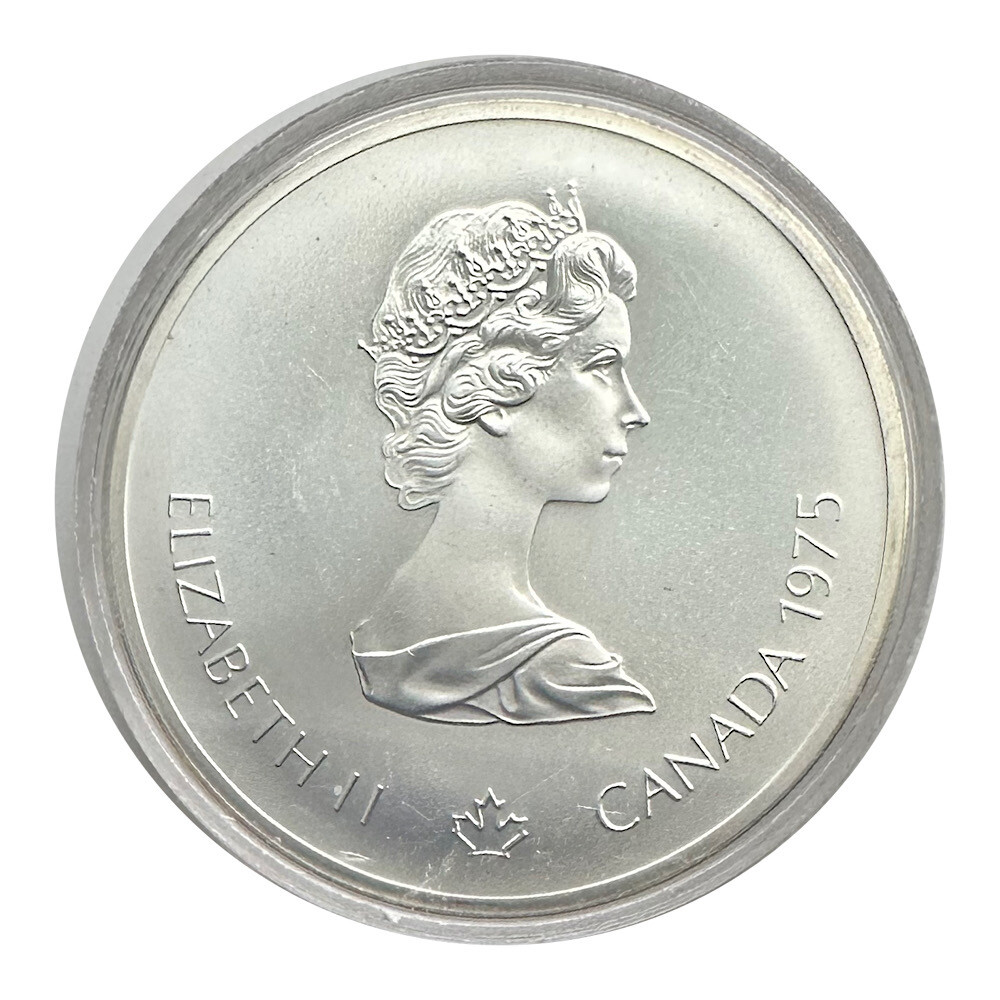 1975 Canada Silver Elizabeth II - 1976 Montreal Olympics XXI 10 Dollars ...