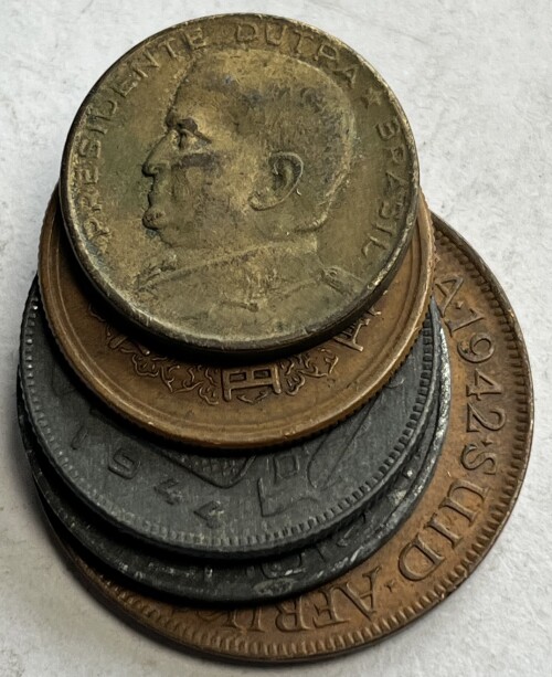 Mystery Stack of 5 Foreign Coins | Property Room