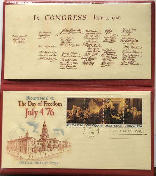*1976 Bicentennial "The Day of Freedom" First Day Cover Postmarked in ...