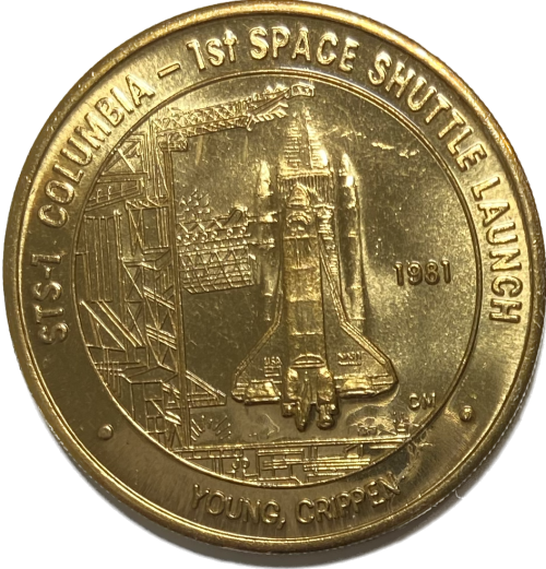 **1981 US Bronze NASA First Space Shuttle Launch STS-1 - Charleston ...