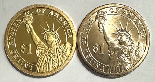 - Two (2) U.S. Presidential One Dollar Coins -2010-S James Buchanan and ...