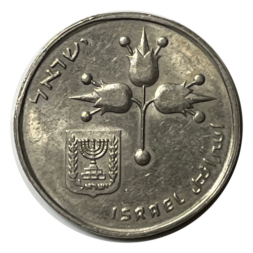 * 1975 Israel 1 Lira Lirot Coin, Three Israeli Grenadine Fruits - Rare ...