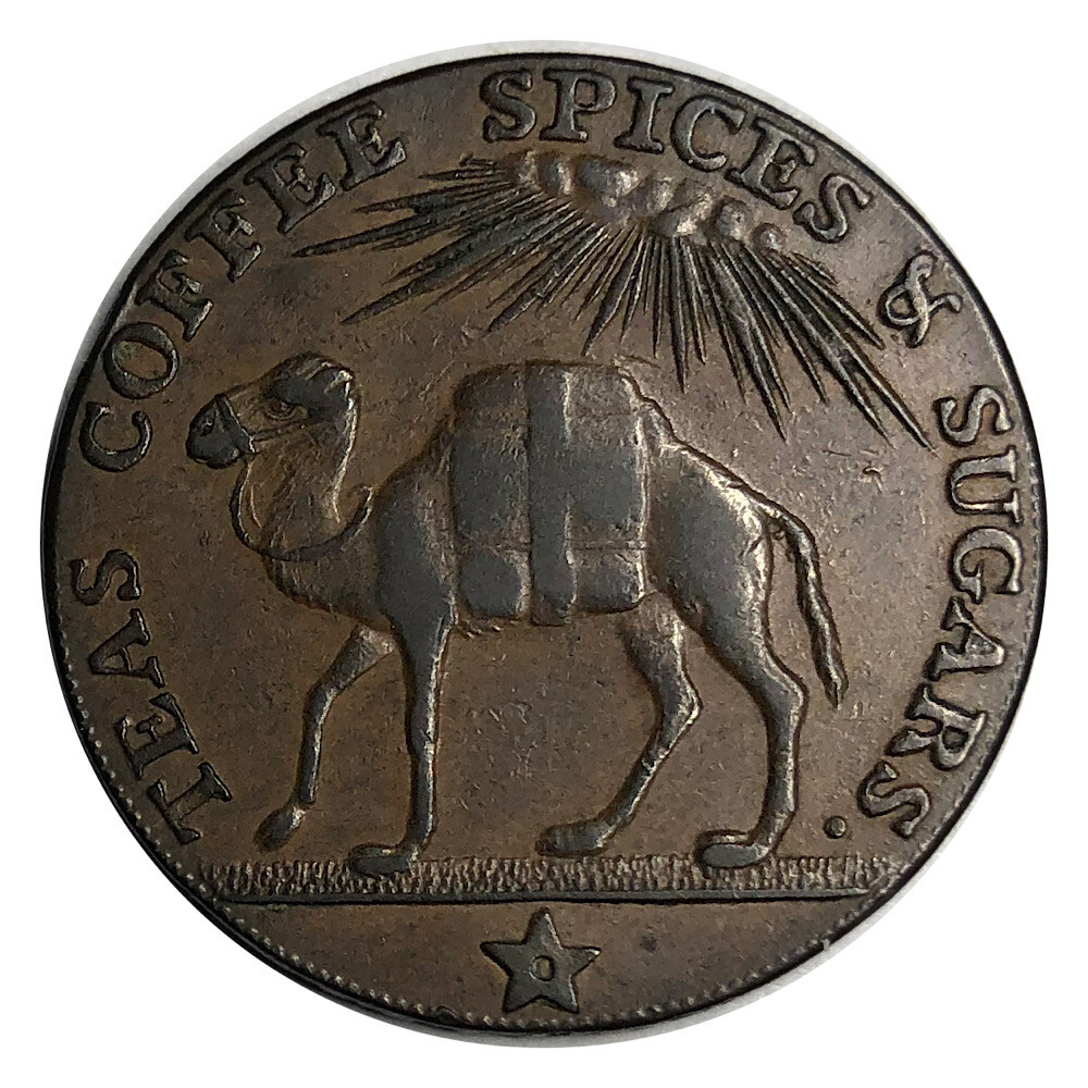 >1794 M. Lambe & Son Bath Token - Teas, Coffee, Spices & Sugars DH50 ...