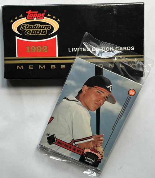 1992 Topps Stadium Club Limited Edition Cards - Members Only | Property ...