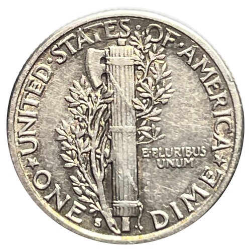 1916-S U.S. Silver Mercury Dime - First Year of Issue | Property Room