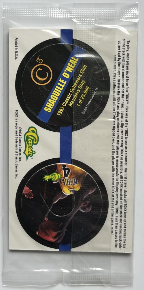 1993 Classic Tonx Promo - Chris Weber & Shaquille O'Neal - Factory ...