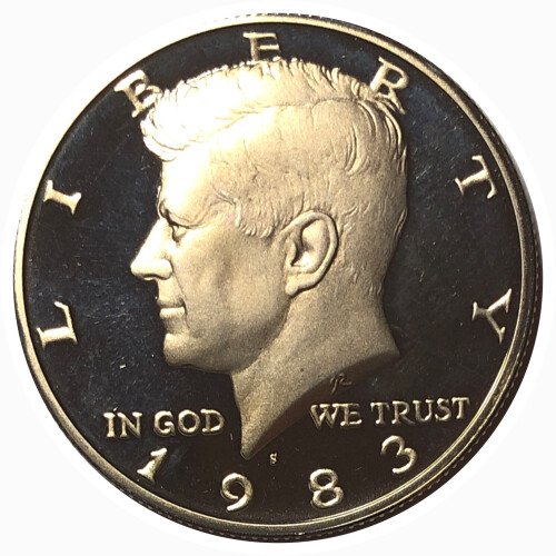 1983-S U.S. Mint Proof Kennedy Half Dollar | Property Room