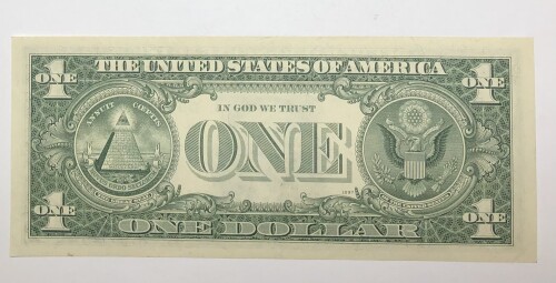 1963B U.S. Federal Reserve Note $1 - Barr Note - Crisp No Folds ...