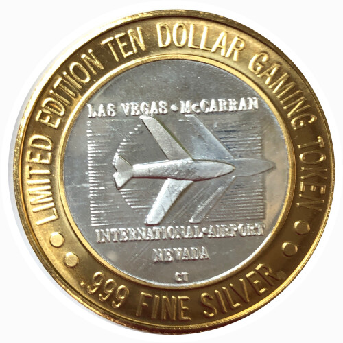 # Silver Strike! Collector's Series $10 Silver Gaming Token - McCarran ...