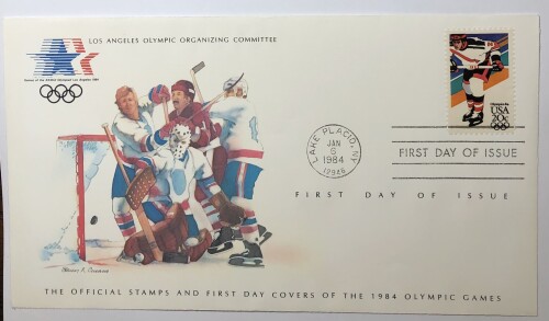 First Day of Issue USA Stamp - First Day Cover of the 1984 Olympic ...
