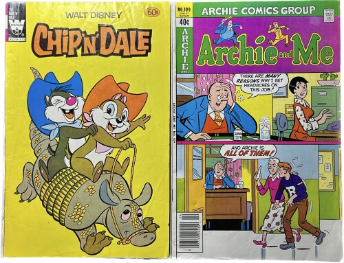 * Comic Books - Chip "N' Dale (1981 No. 76) & Archie and Me (1979 No ...