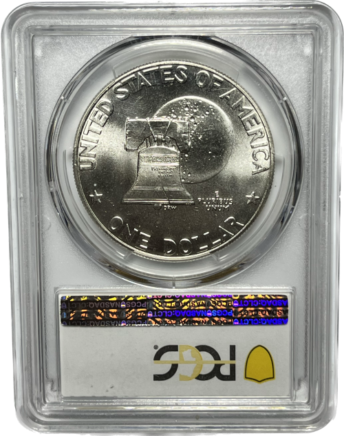 * 1976-S U.S. Silver Bicentennial Eisenhower Dollar - Certified MS67 by PCGS | Property Room