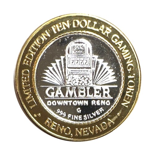 - Silver Strike! Collector's Series .999 Silver $10 Gaming Token ...