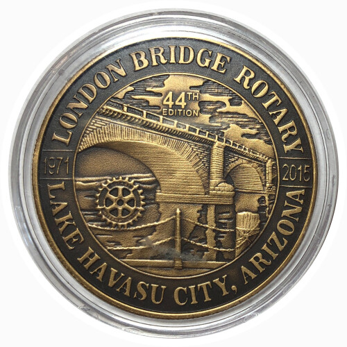 London Bridge Rotary Commemorative Coin Honoring Emergency Response ...