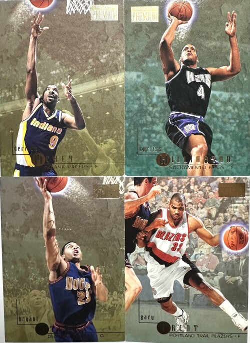 (4) Four Skybox "Premium" Basketball Cards - Derrick McKey, Corliss ...