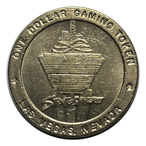 Stratosphere - Las Vegas, Nevada - One Dollar Gaming Token - Hard to ...