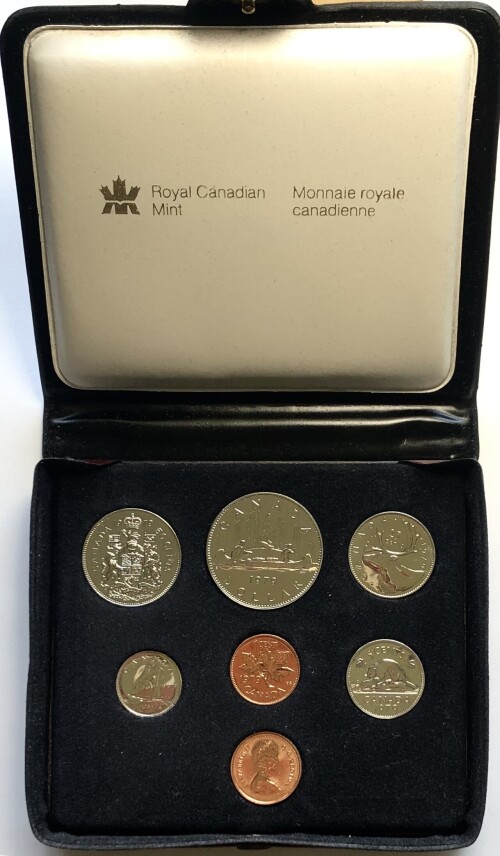 *1979 Canada Royal Canadian Mint Uncirculated Coin Set - 7 Coins ...