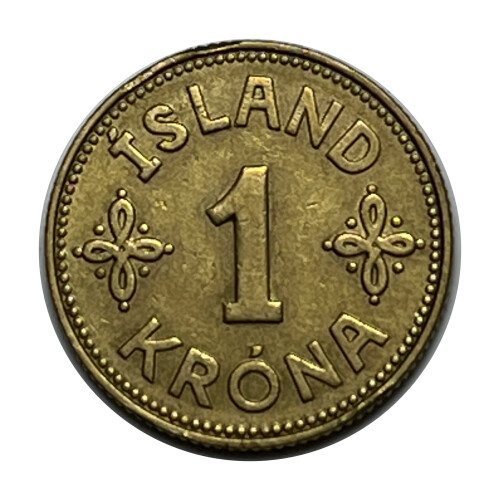 . 1940 Iceland 1 Krona Coin | Property Room
