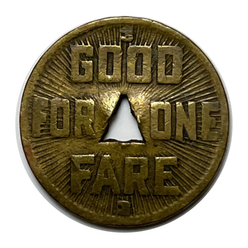 * 1922 Pittsburgh Railways Company Token - Good for One Fare | Property ...