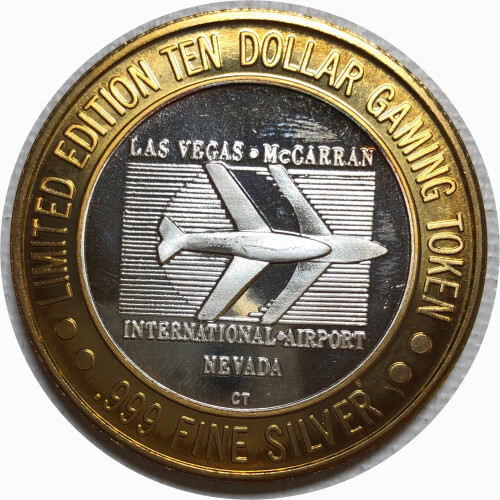 Silver Strike! Limited Edition $10 Silver Gaming Token - McCarren ...