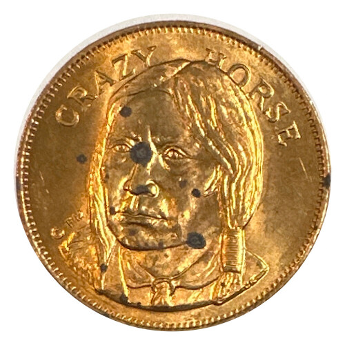 - 1970 Crazy Horse Husky Oil Bronze Token - Rugged American Series (13 ...