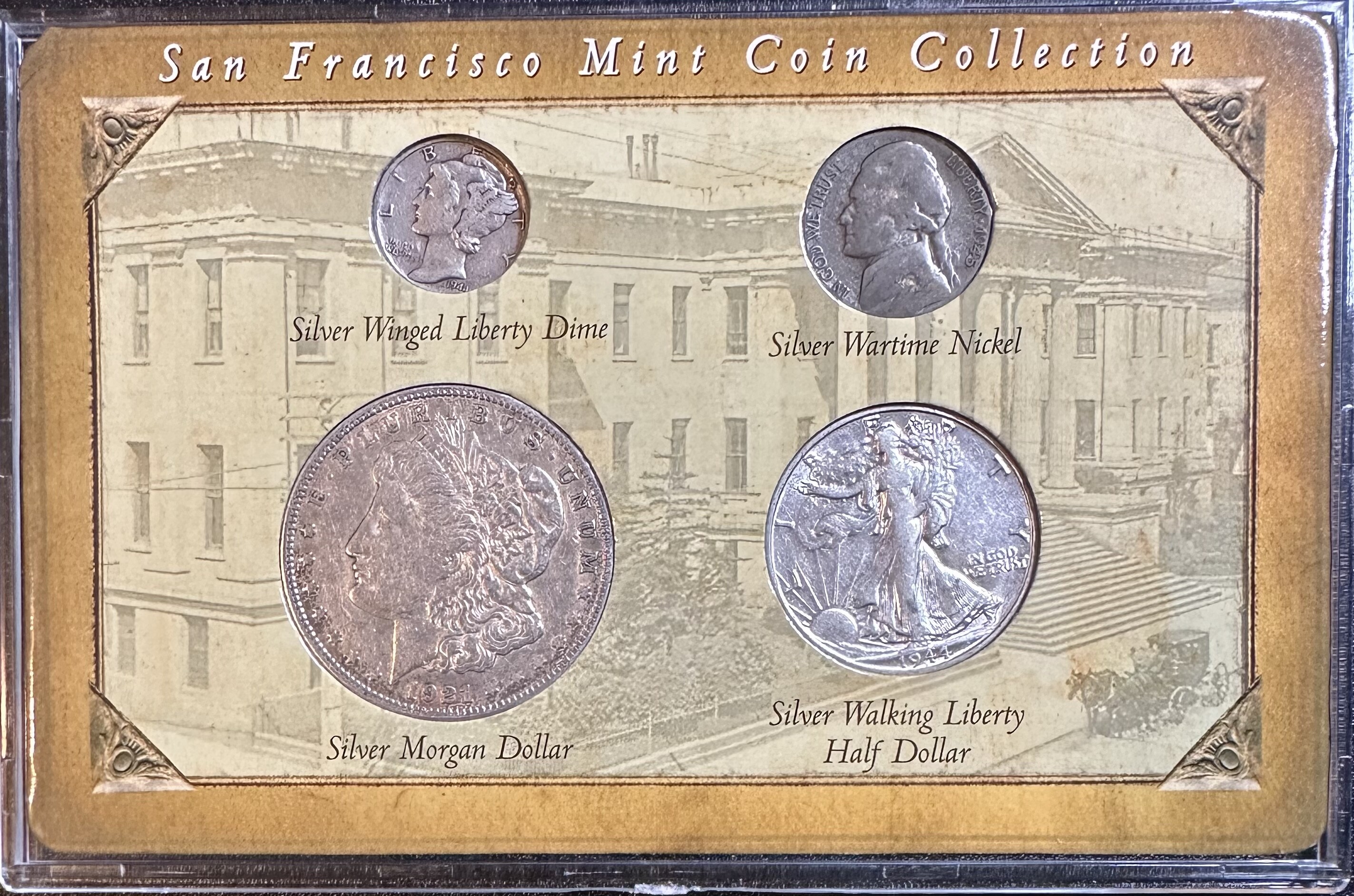 >U.S. San Francisco Silver Mint Coin Collection - 1944-S Merc Dime ...