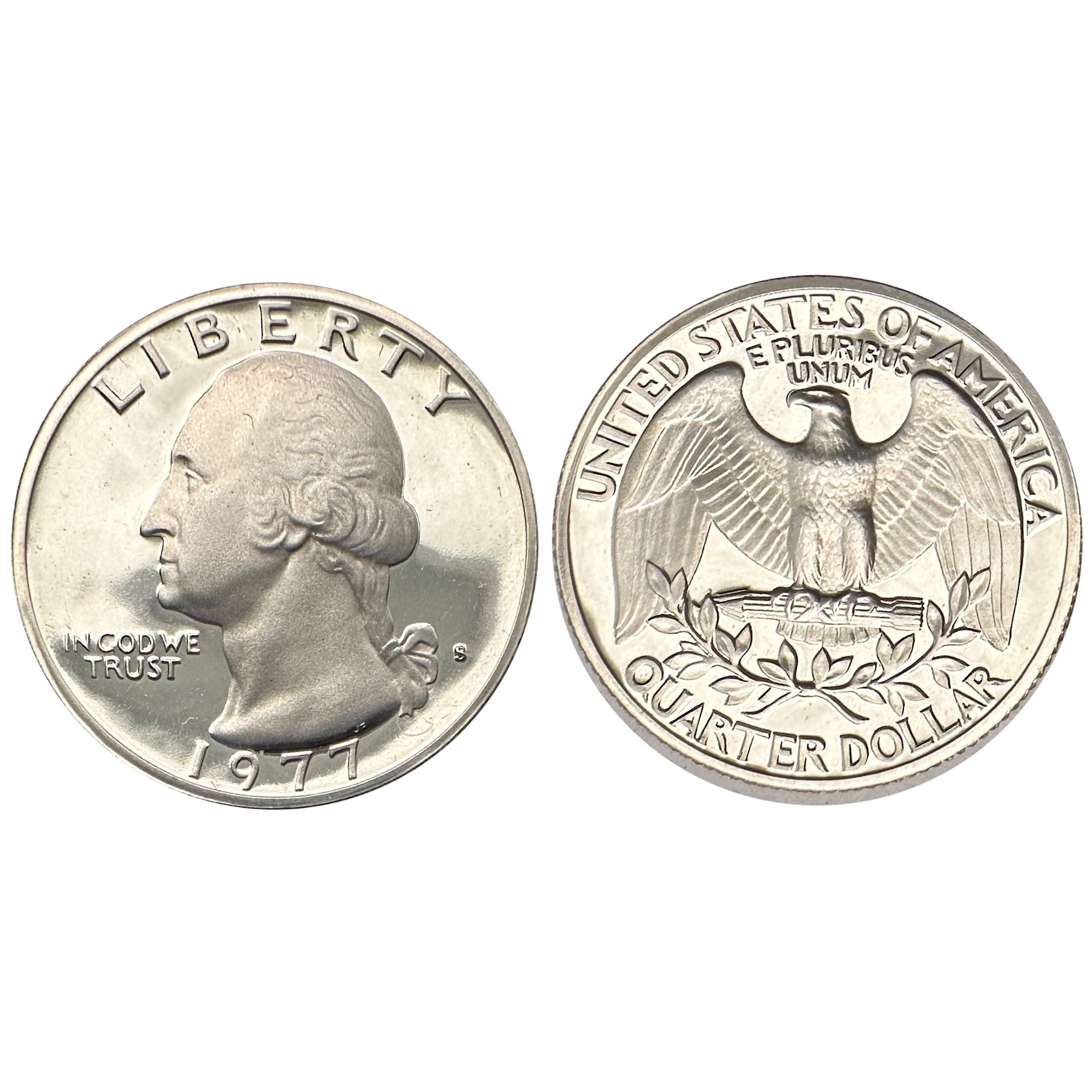 1977-S U.S. Proof Washington Quarter and 2000-S Proof State Quarter ...