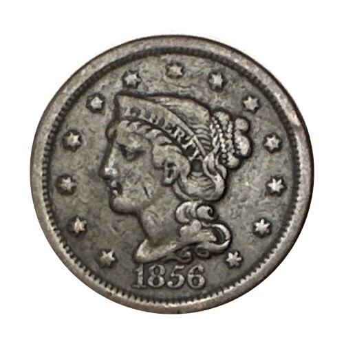 - 1856 U.S. Liberty Head Large Cent - Great Detail | Property Room