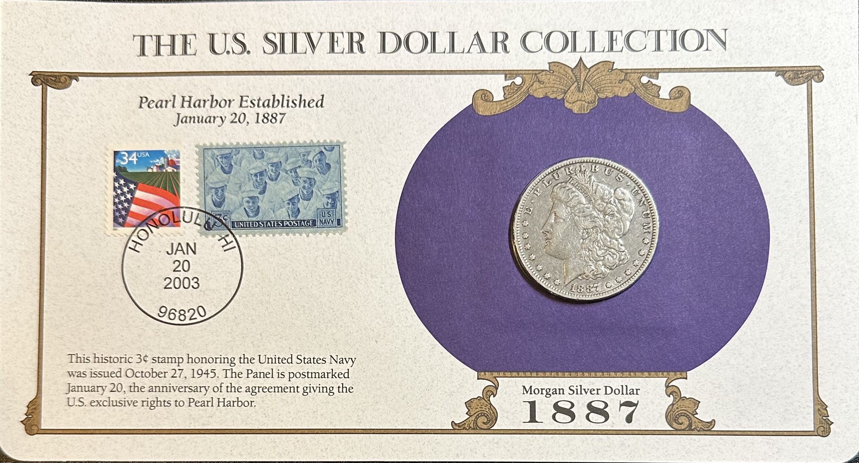 >1887-O U.S. Silver Morgan Dollar - The U.S. Silver Dollar Collection ...