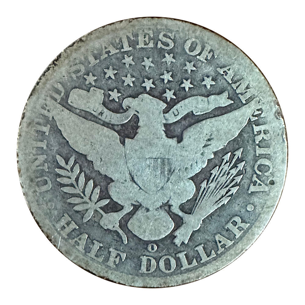 >1902-O U.S. Silver Barber Half Dollar | Property Room