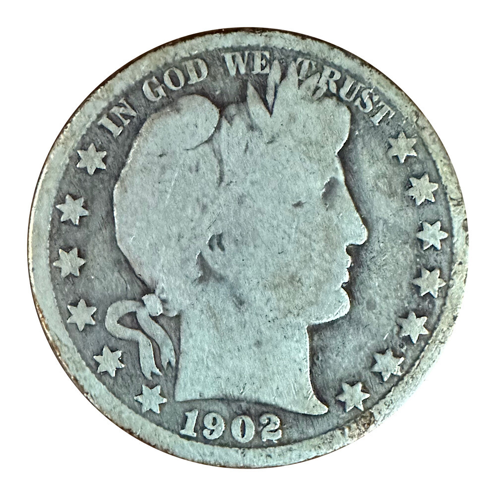 >1902-O U.S. Silver Barber Half Dollar | Property Room