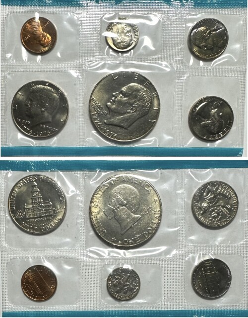 1975 (P&D) U.S. Mint Uncirculated Bicentennial Coin Set - 12 Coins ...
