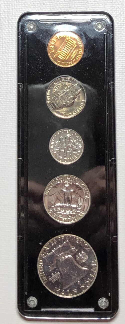 1960 U.S. Mint Proof Set - Includes Three Silver Coins and Small Date ...
