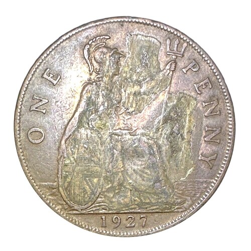 - 1927 Great Britain, George V - One Penny | Property Room